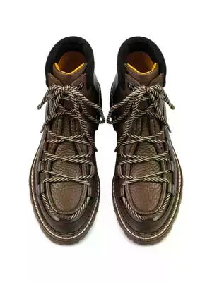 DOUCAL'S Belvedere Pebbled-leather Boots