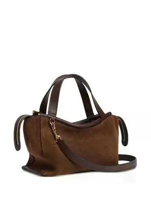 WANDLER Ida Suede Tote Bag - Brown