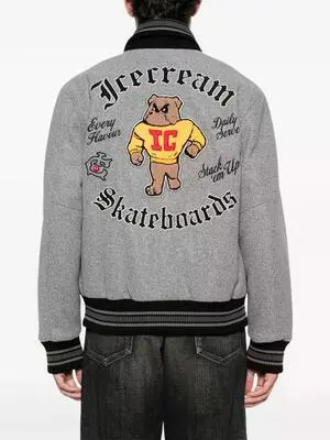 BILLIONAIRE BOYS CLUB - ICE CREAM Logo-patch Bomber Jacket