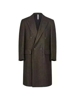 Hevo Double Breasted Coats For Men
