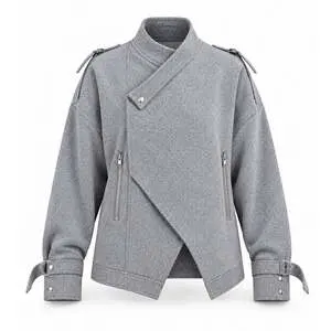 JULIA ALLERT Structured Jacket-inspired Knit Top – Melange