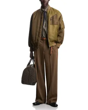 Emporio Armani Reversible Padded Military Bomber Jacket