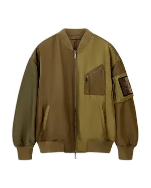 Emporio Armani Reversible Padded Military Bomber Jacket