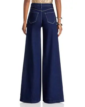 L'AGENCE Jules Horsebit High Rise Wide Leg Jeans