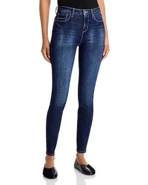L'AGENCE Marguerite High Rise Ankle Skinny Jeans - Madrid