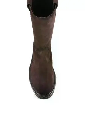 ALEXANDER HOTTO Suede Pull-on Boots
