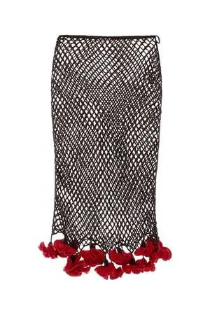 Alaïa Two-tone Crochet Mini Skirt
