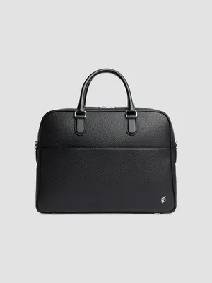 CARL FRIEDRIK Sonder Dunloe Leather Briefcase - Black