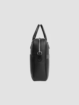 CARL FRIEDRIK Sonder Dunloe Leather Briefcase - Black