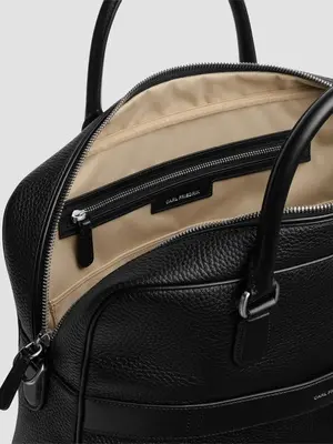CARL FRIEDRIK Sonder Dunloe Leather Briefcase - Black
