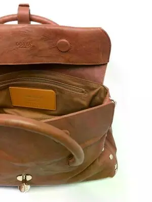 ZANELLATO Small Dotta Officina Leather Tote Bag - Brown