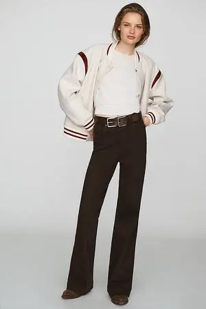 REFORMATION Bex High Rise Wide Leg Jeans - Mole