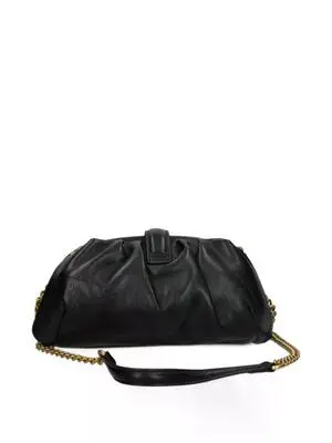Just Cavalli Snake-plaque Ruched Shoulder Bag