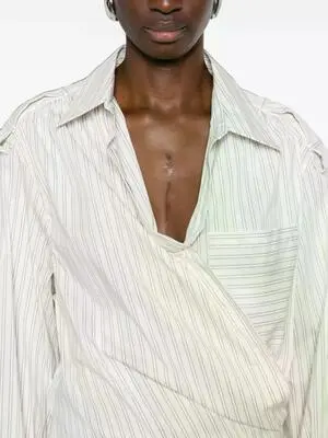IRO PARIS Striped Wrap Shirt