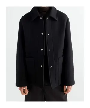 LEMAIRE Utility Jacket In Duffle Wool