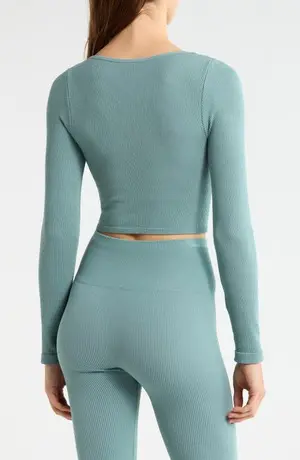 Lunya Seamless Modal Flow Long Sleeve - Musing Moss