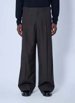 LEMAIRE Single Pleat Tailored Pants - Multicolor