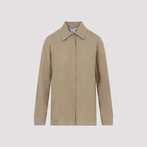 Max Mara Falasco Linen M Logo Shirt
