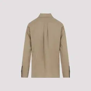 Max Mara Falasco Linen M Logo Shirt