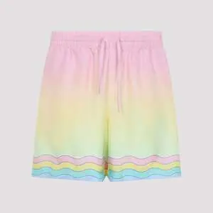 Casablanca For The Love Of Dance Silk Shorts - Multicolor