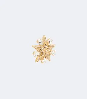 Dolce & Gabbana Starbust Crystal-embellished Clip-on Earrings
