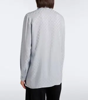 Gucci Gg Silk Jacquard Shirt