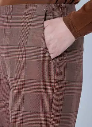 Max Mara Tailored Check Trousers