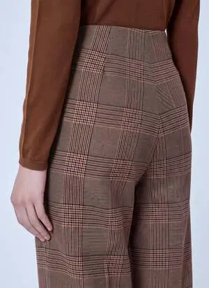 Max Mara Tailored Check Trousers