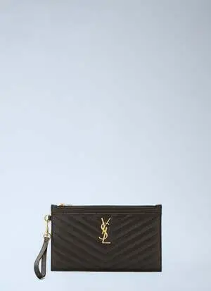 Saint Laurent Cassandre Matelassé Large Pouch