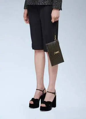 Saint Laurent Cassandre Matelassé Large Pouch