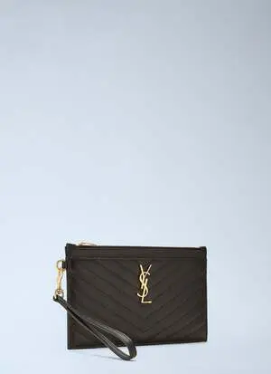Saint Laurent Cassandre Matelassé Large Pouch