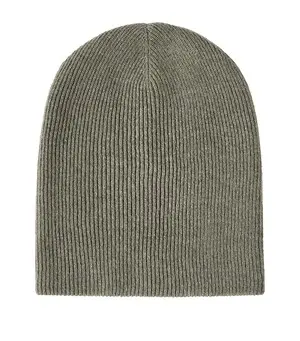 Brunello Cucinelli Cashmere English Rib-knit Beanie - Green