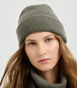Brunello Cucinelli Cashmere English Rib-knit Beanie