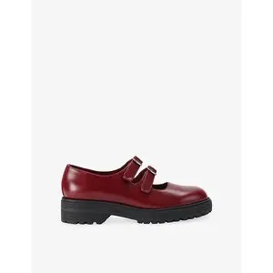 Steve Madden Alba Leather Shoes - Purple