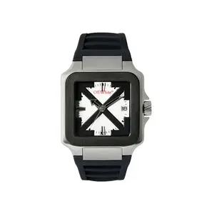 Off-White Proto Layer Silicone Watch 'stainless Steel - Silver