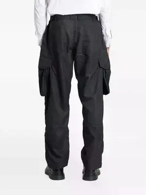 Comme Des Garçons Derby-stripe Cargo Pants