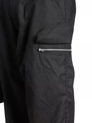 Comme Des Garçons Derby-stripe Cargo Pants
