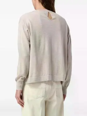 Agnona Crew-neck Long-sleeve Sweater