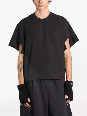 Comme Des Garçons Stepped-hem T-shirt