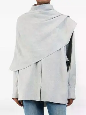Magda Butrym Scarf-overlay Blouse