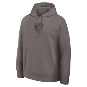 Nike Chicago Bears Washed Club Nfl Pullover Hoodie - Grey