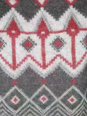 ERMANNO FIRENZE Geometric-pattern Sequin-embellished Sweater