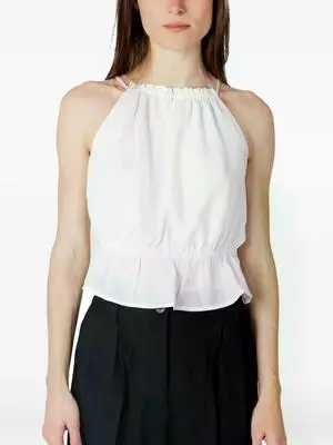 Pepe Jeans Ruffled Halter-neck Top
