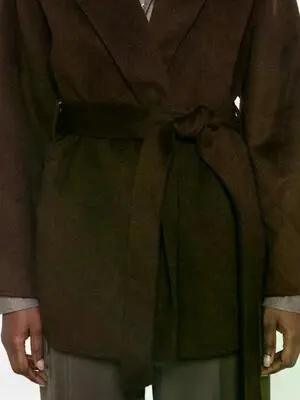 ENVELOPE 1976 Houston Belted Shawl-lapel Coat