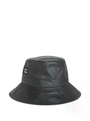 Barbour X A.p.c. Waxed Bucket Hat