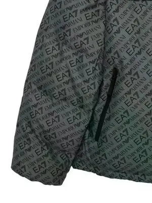 EA7 Logo-print Hooded Jacket