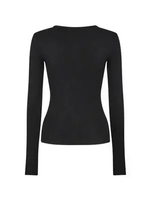 ELEH Long-sleeve V-neck Sweater