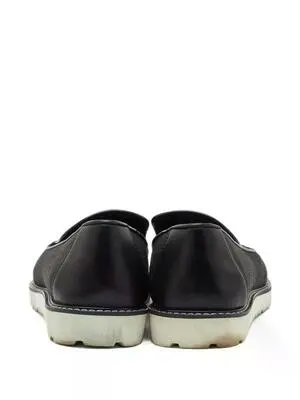 GIUSEPPE ZANOTTI Leather-trim Canvas Loafers