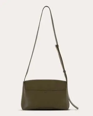 ESTHERA 11am Leather Crossbody Bag