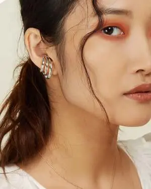 Lady Grey Triple Lair Ear Cuffs